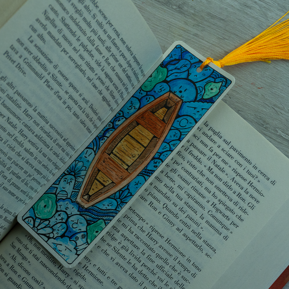 BOOKMARK: "Doodle Boat" – LEEZYARTSHOP